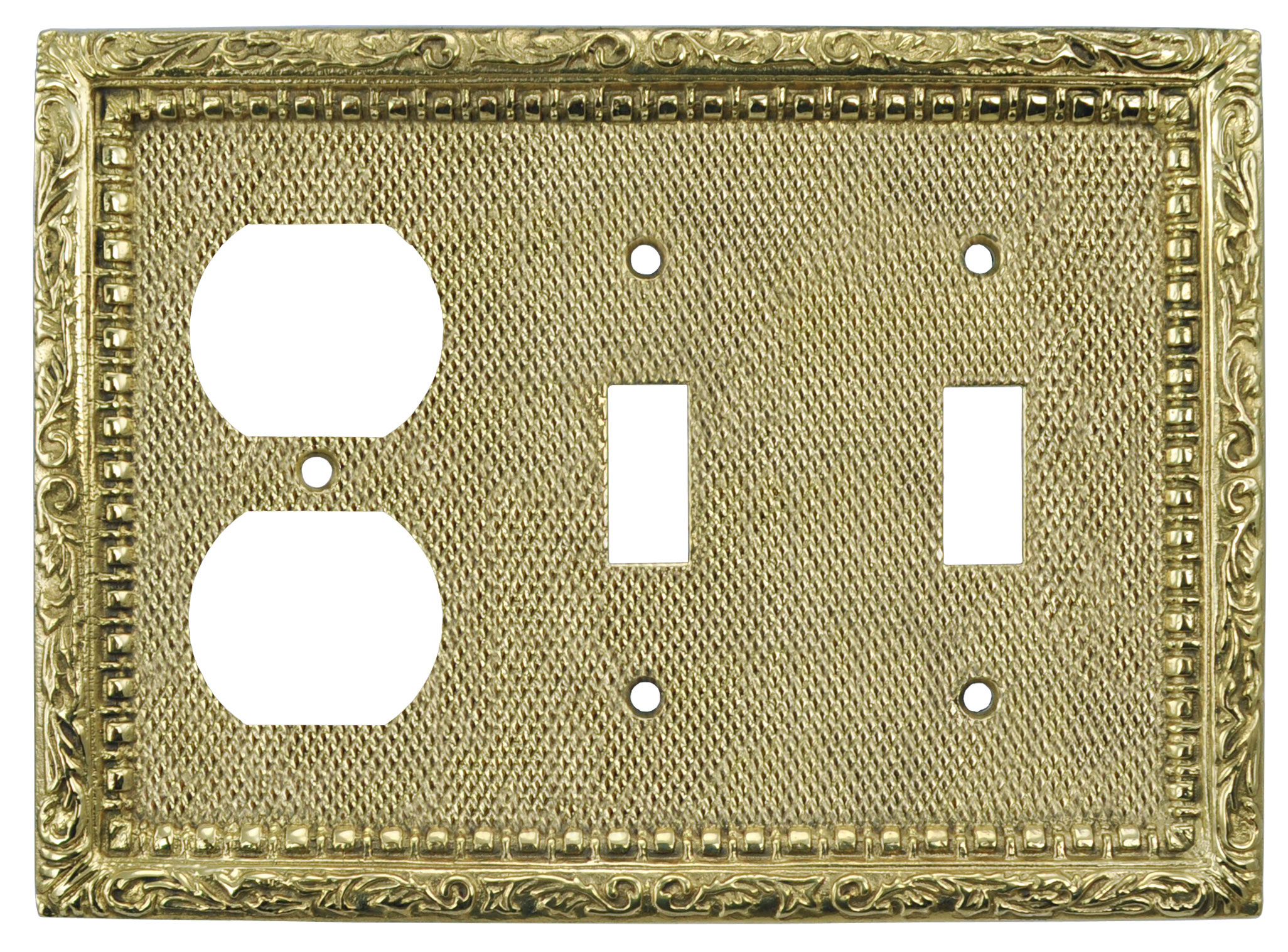 Vintage Hardware & Lighting - Victorian Decorative Triple Gang Switch ...