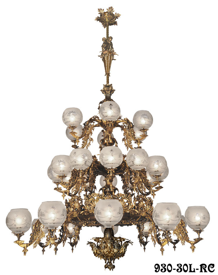 Vintage Hardware & Lighting - Victorian Chandelier - Neo Rococo Starr ...
