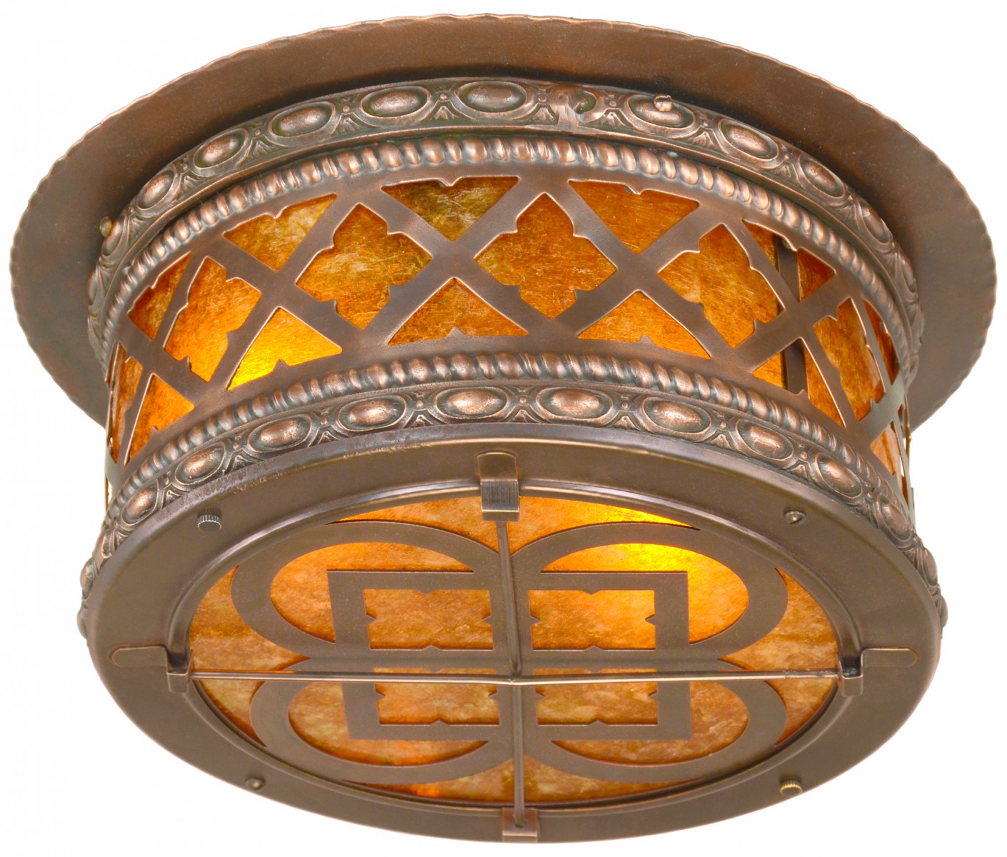 Vintage Hardware & Lighting - Pair of Low Ceiling, Romanesque, Lighting ...