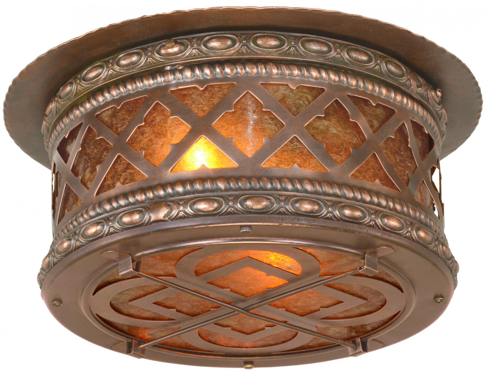 Vintage Hardware & Lighting - Pair of Low Ceiling, Romanesque, Lighting ...