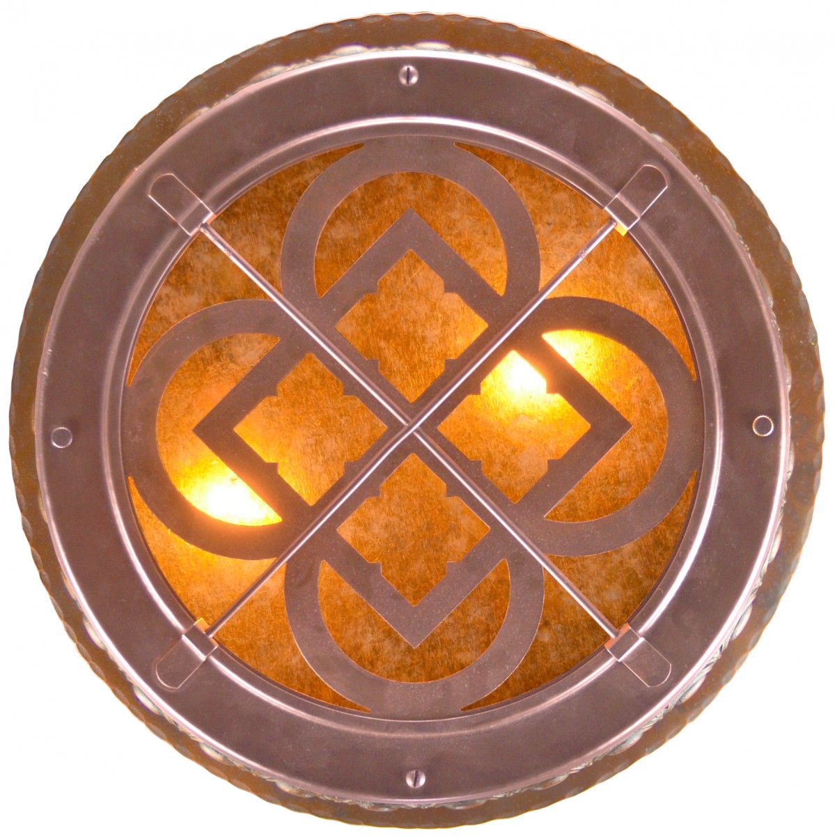 Vintage Hardware & Lighting - Pair of Low Ceiling, Romanesque, Lighting ...