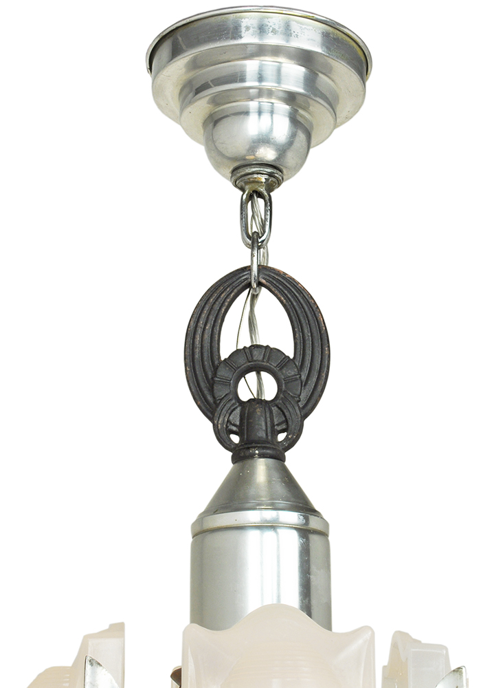 Vintage Hardware & Lighting - Antique 1930s Art Deco Pendant Ceiling ...