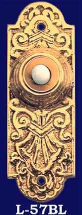 Vintage Hardware & Lighting - Victorian Style Brass Doorbell (L-57BL)