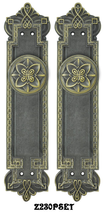 Gothic Byzantine Interior Passage Door Set (Z230PSET)