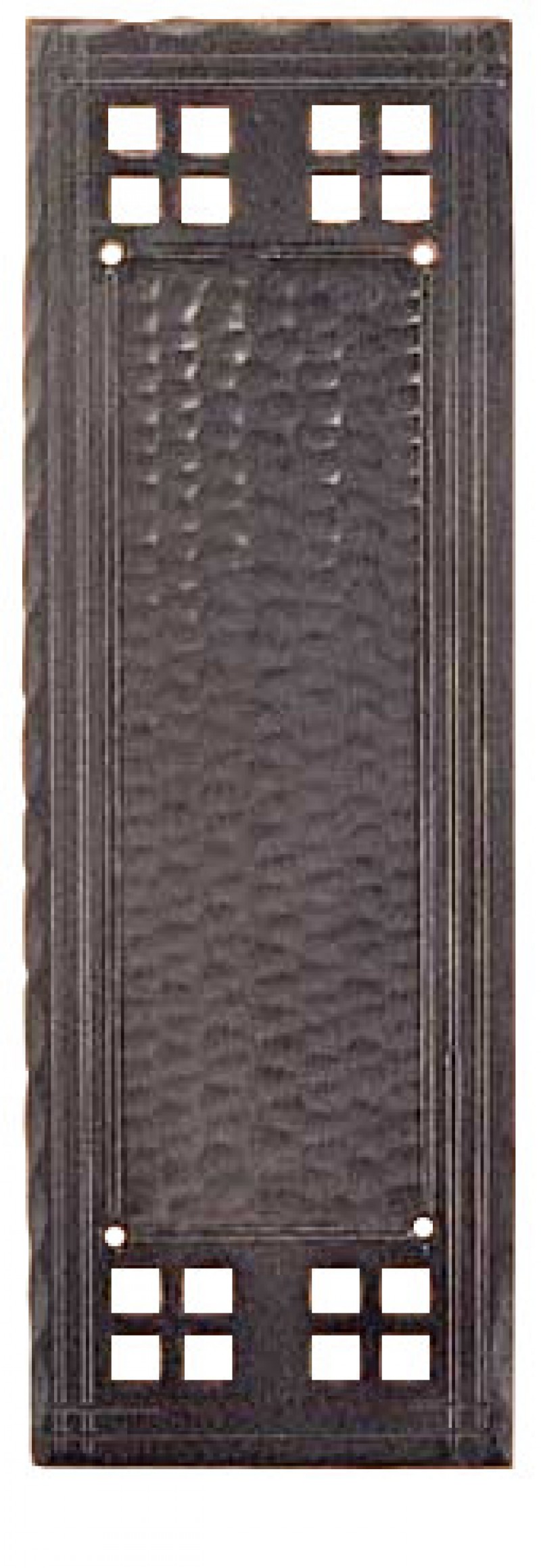 brushed copper push plate